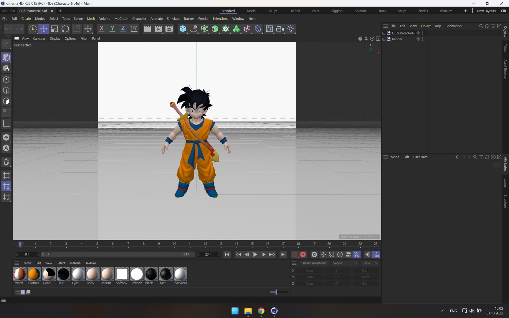 3D DBZ Character V6 - TurboSquid 2074060