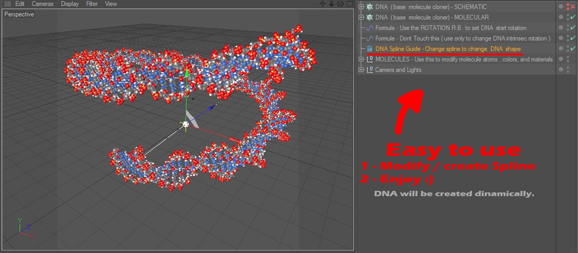 Dna Adenine C4d