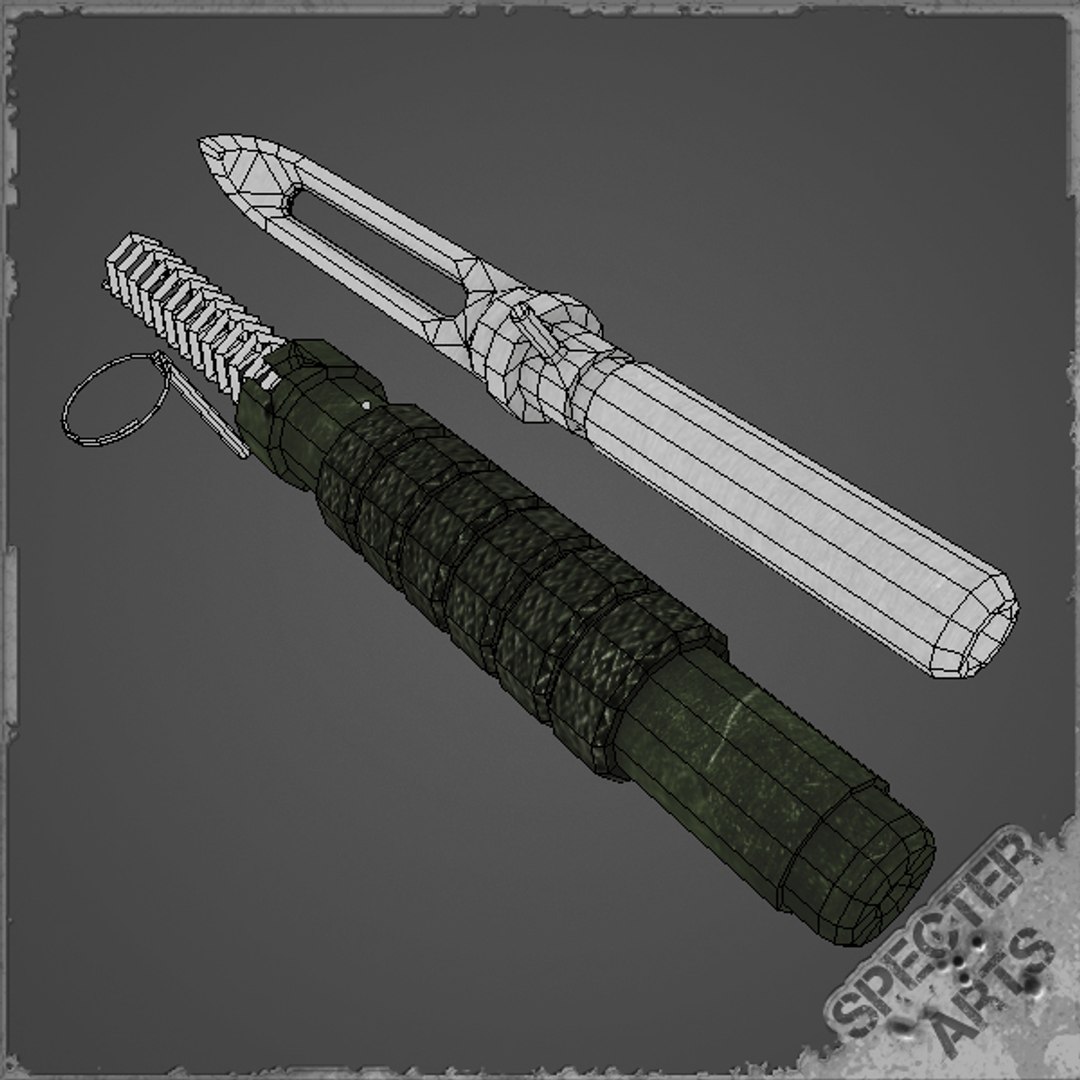 3d Spring Loaded Ballistic Knife