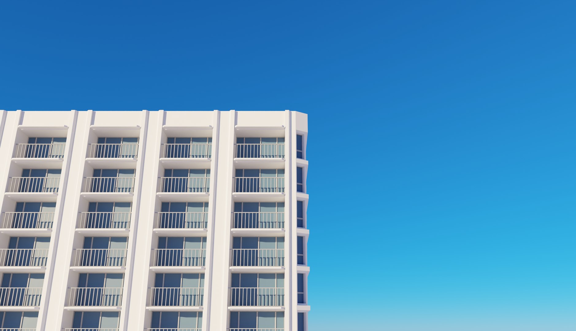 3D Hotel Model One - TurboSquid 2127009