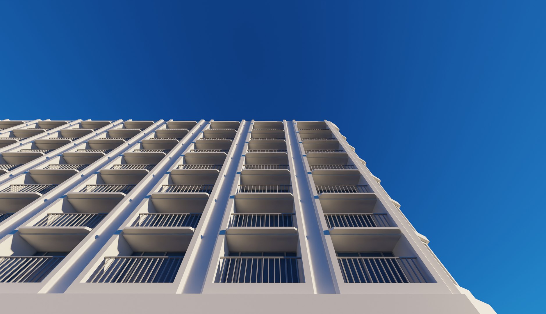 3D Hotel Model One - TurboSquid 2127009