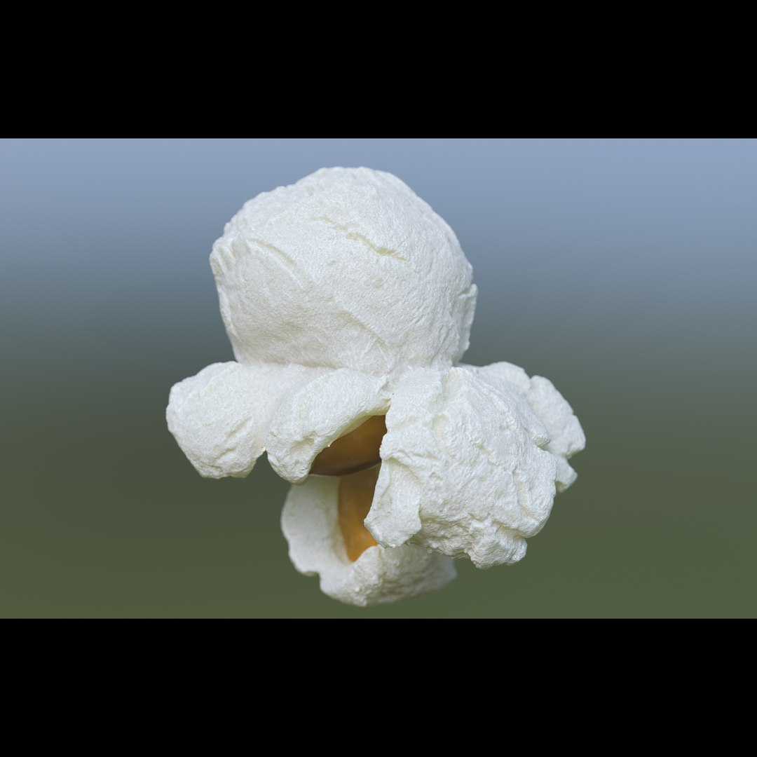 Popcorn Food Snack 3D Model - TurboSquid 1377398
