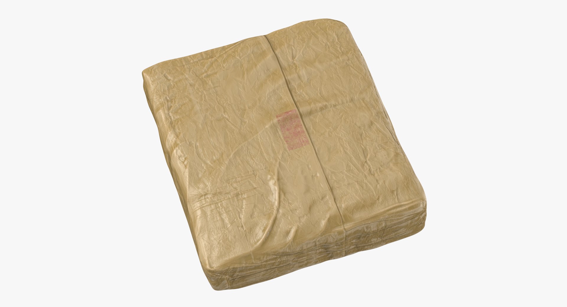 3D large wrapped drug brick - TurboSquid 1149812