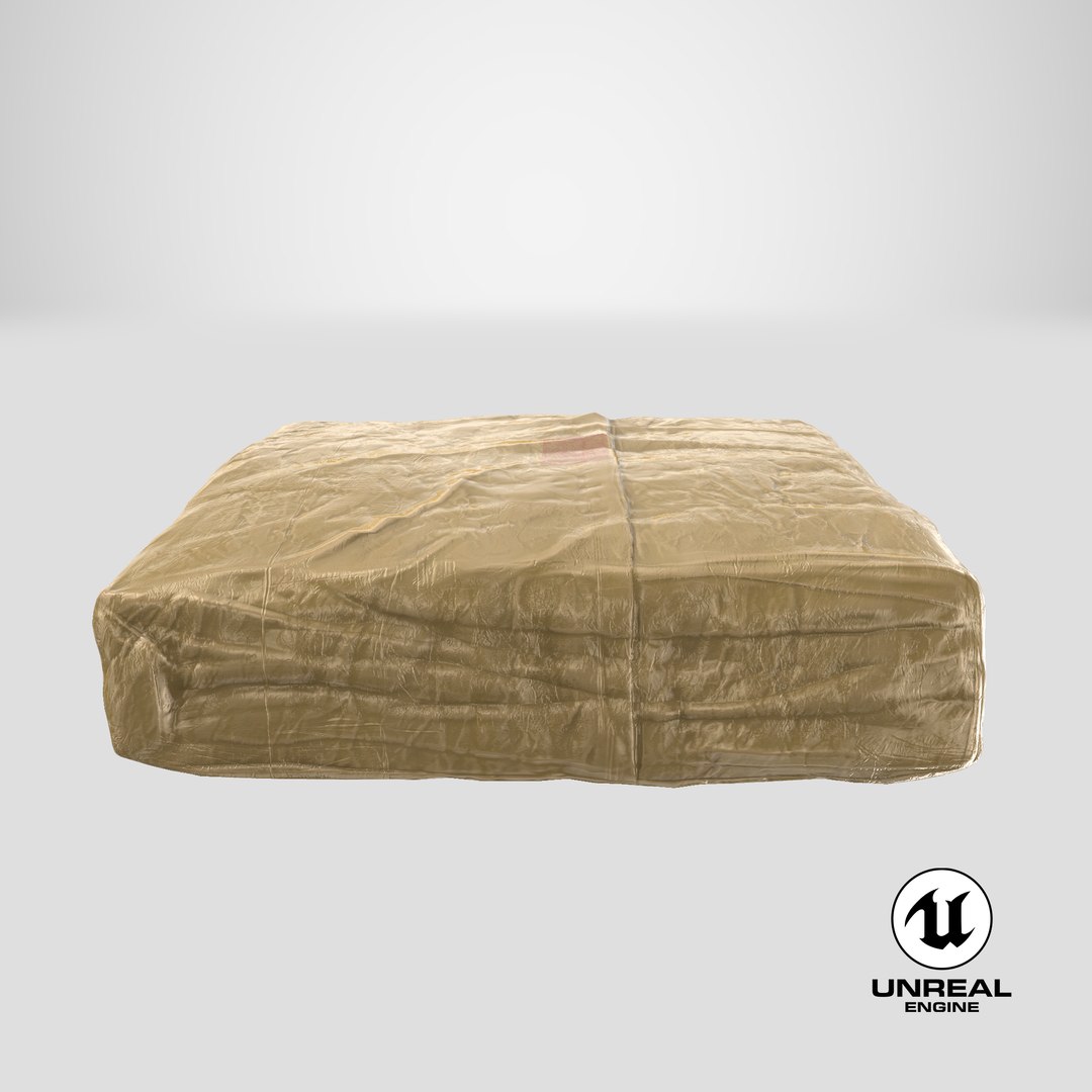 3D large wrapped drug brick - TurboSquid 1149812