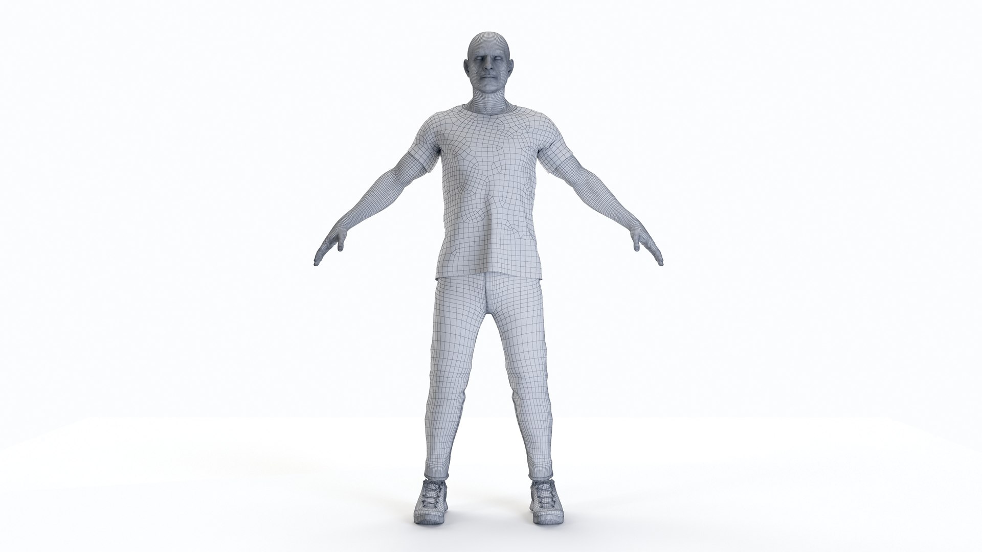 Male Casual Spring Clothing Model - TurboSquid 2158973