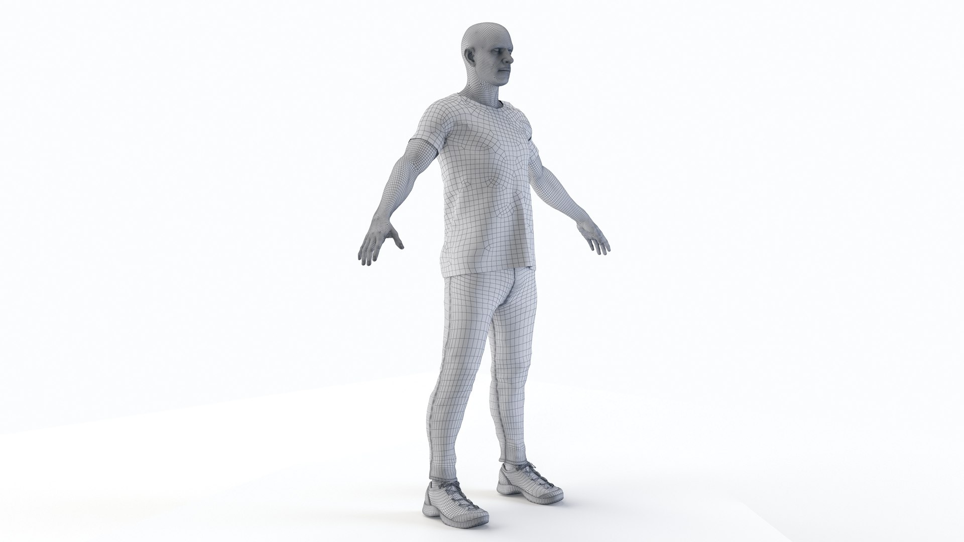 Male Casual Spring Clothing Model - TurboSquid 2158973