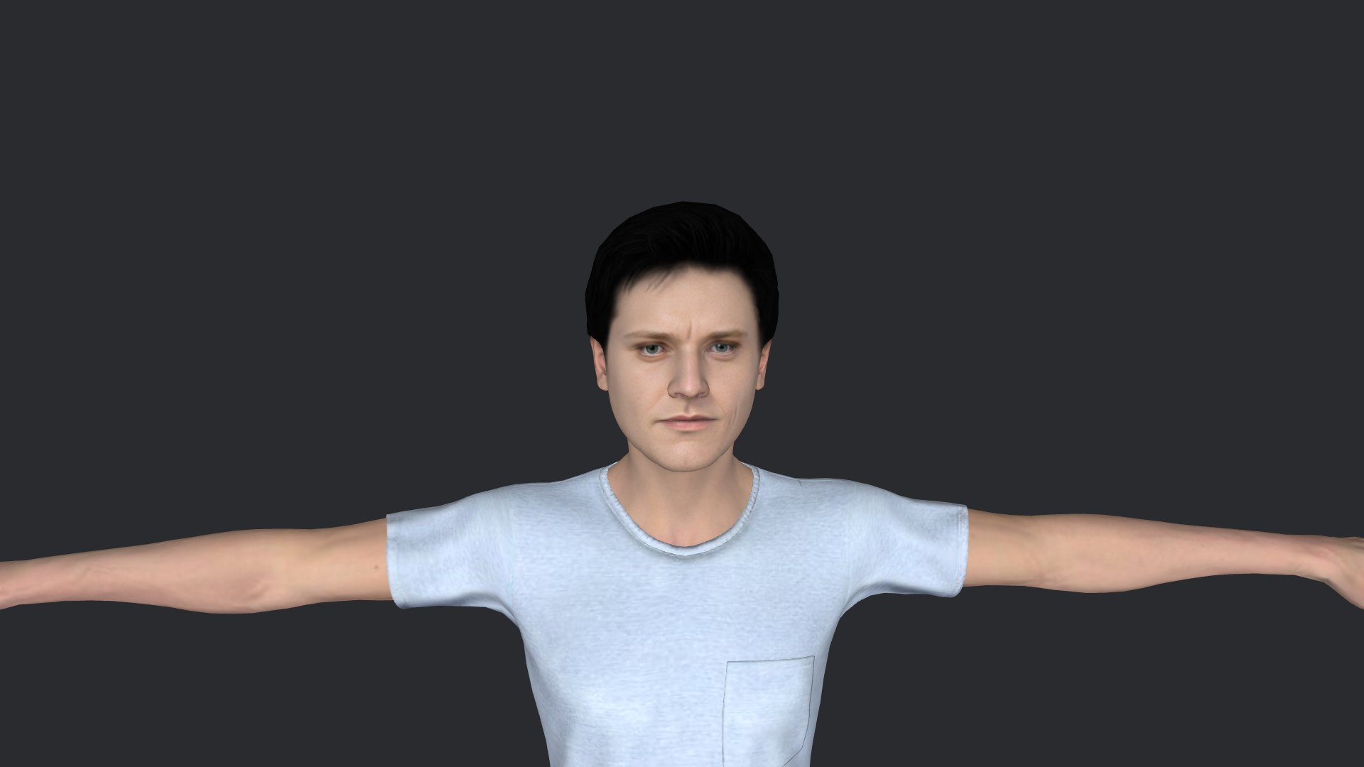 Bart Baker Hyper Realistic Full Body Fully Rigged 3D Character Model ...