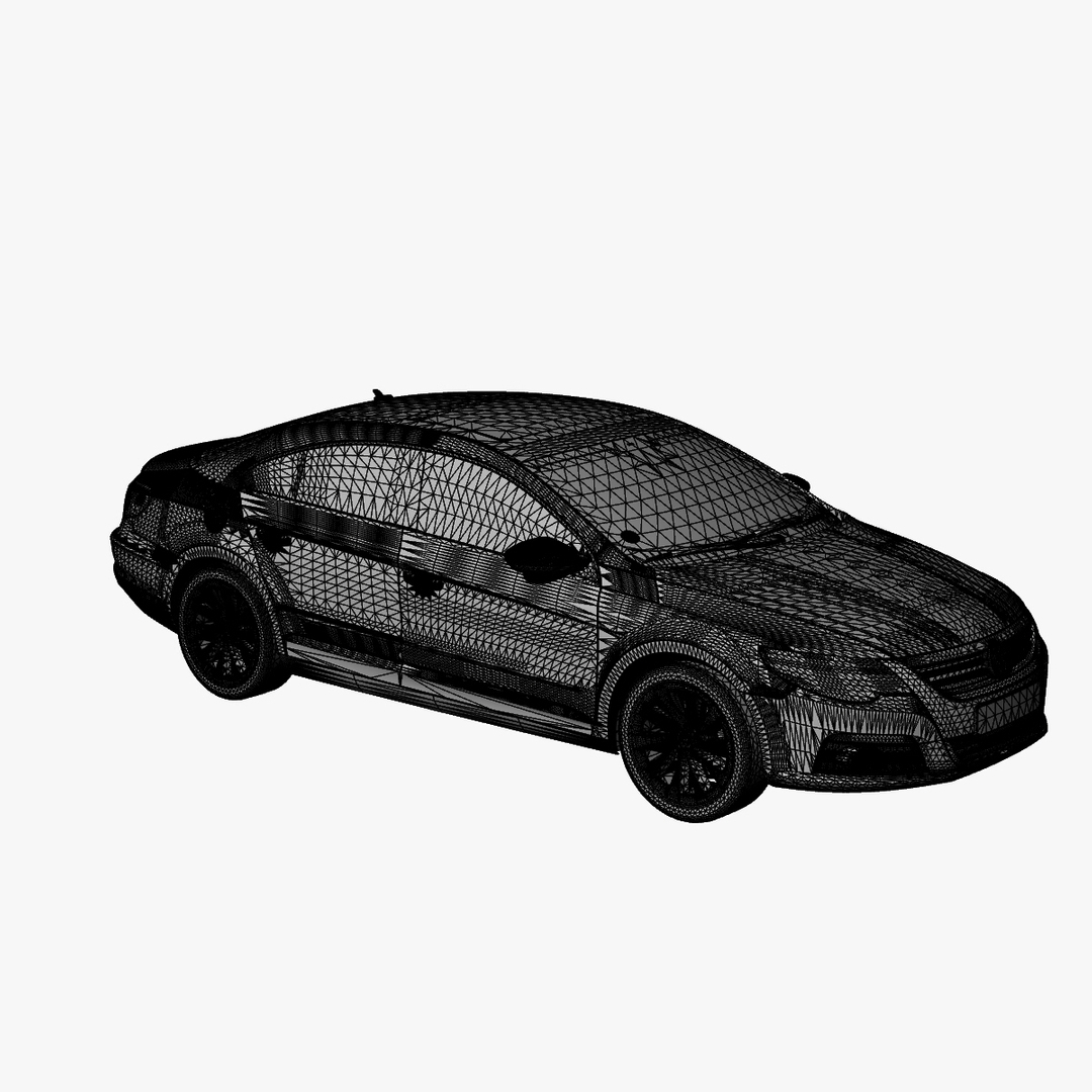 Passat Cc 3d Model