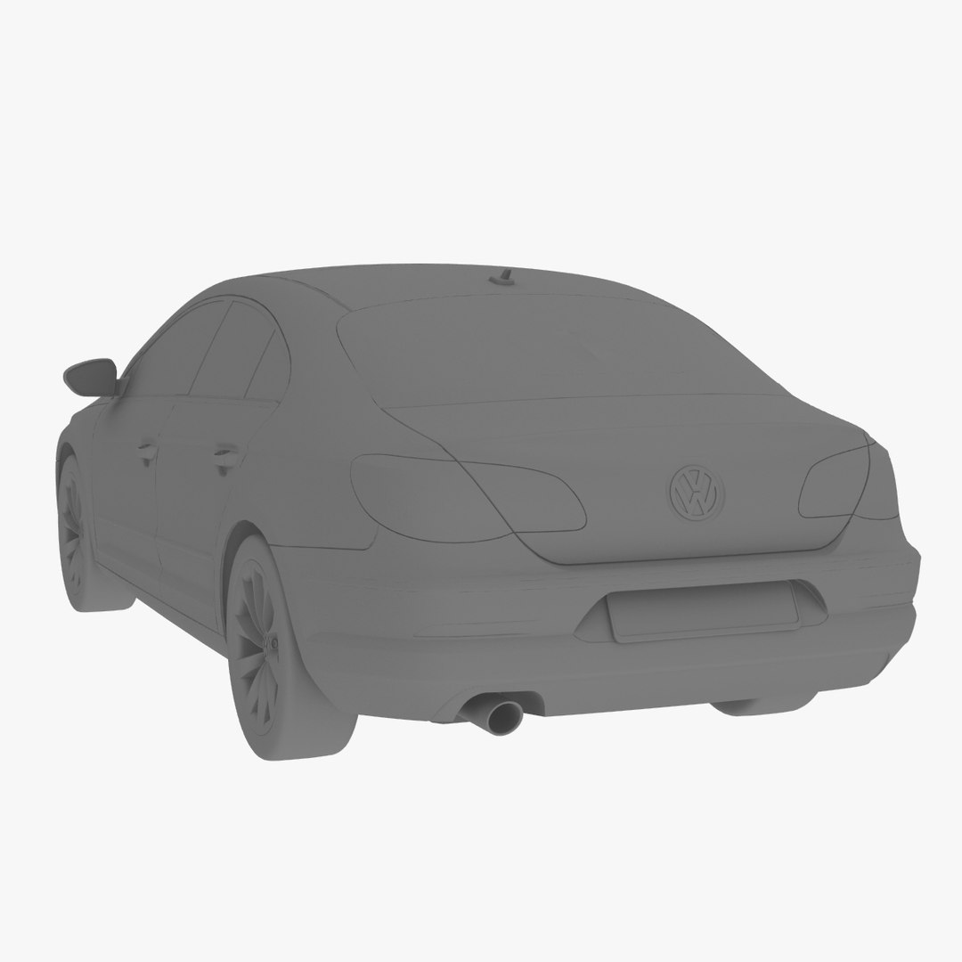 Passat Cc 3d Model