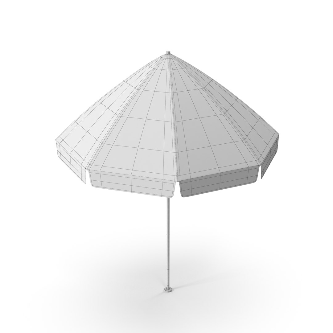 3D Model Beach Umbrella - TurboSquid 2204467