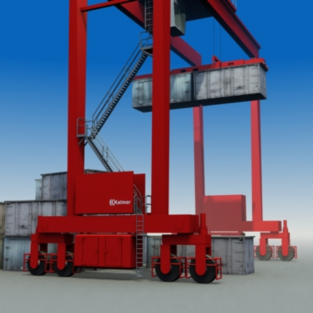 Rtg Crane 3d Model