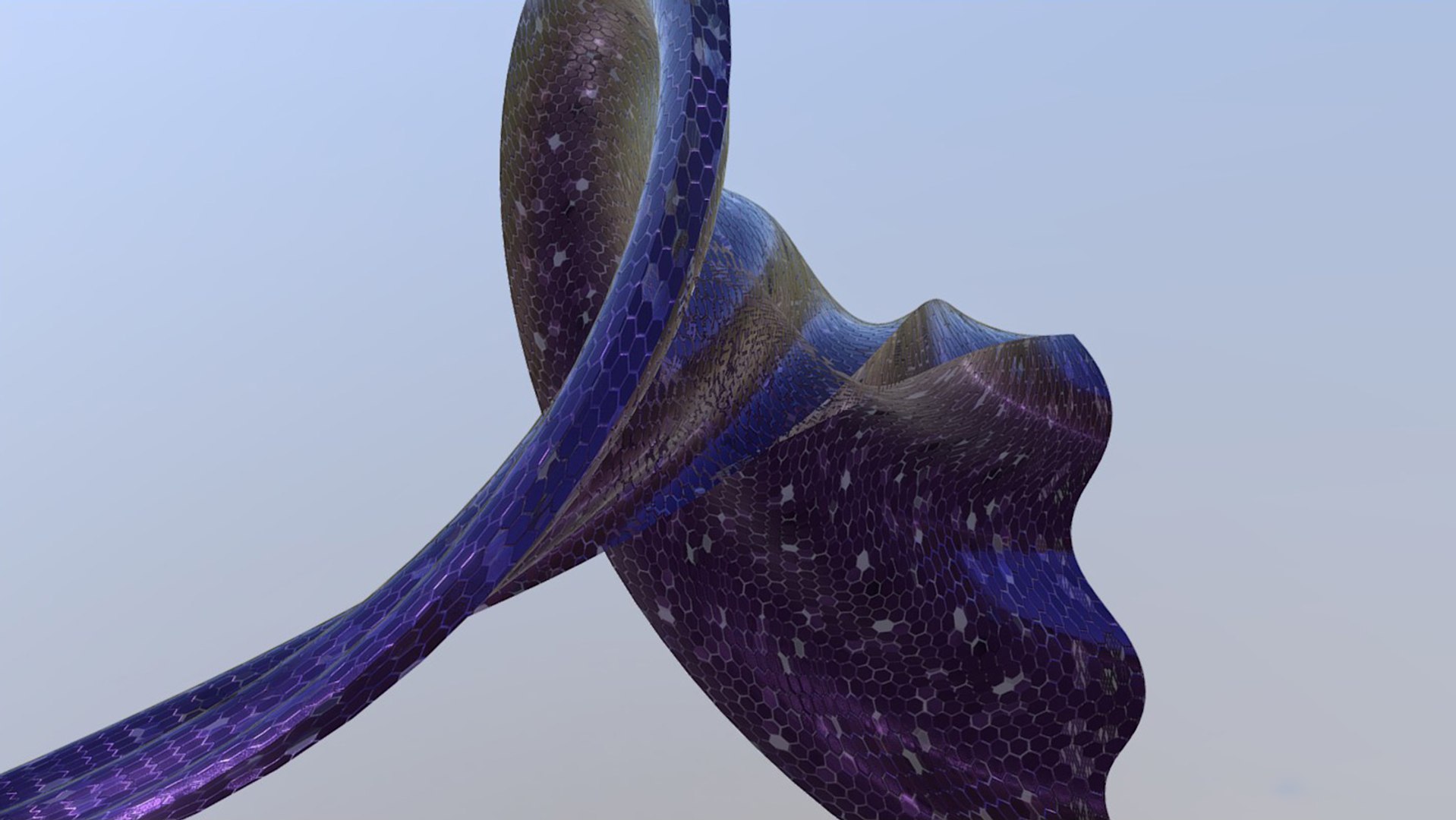 3D model elegant purple fantasy building - TurboSquid 1523741