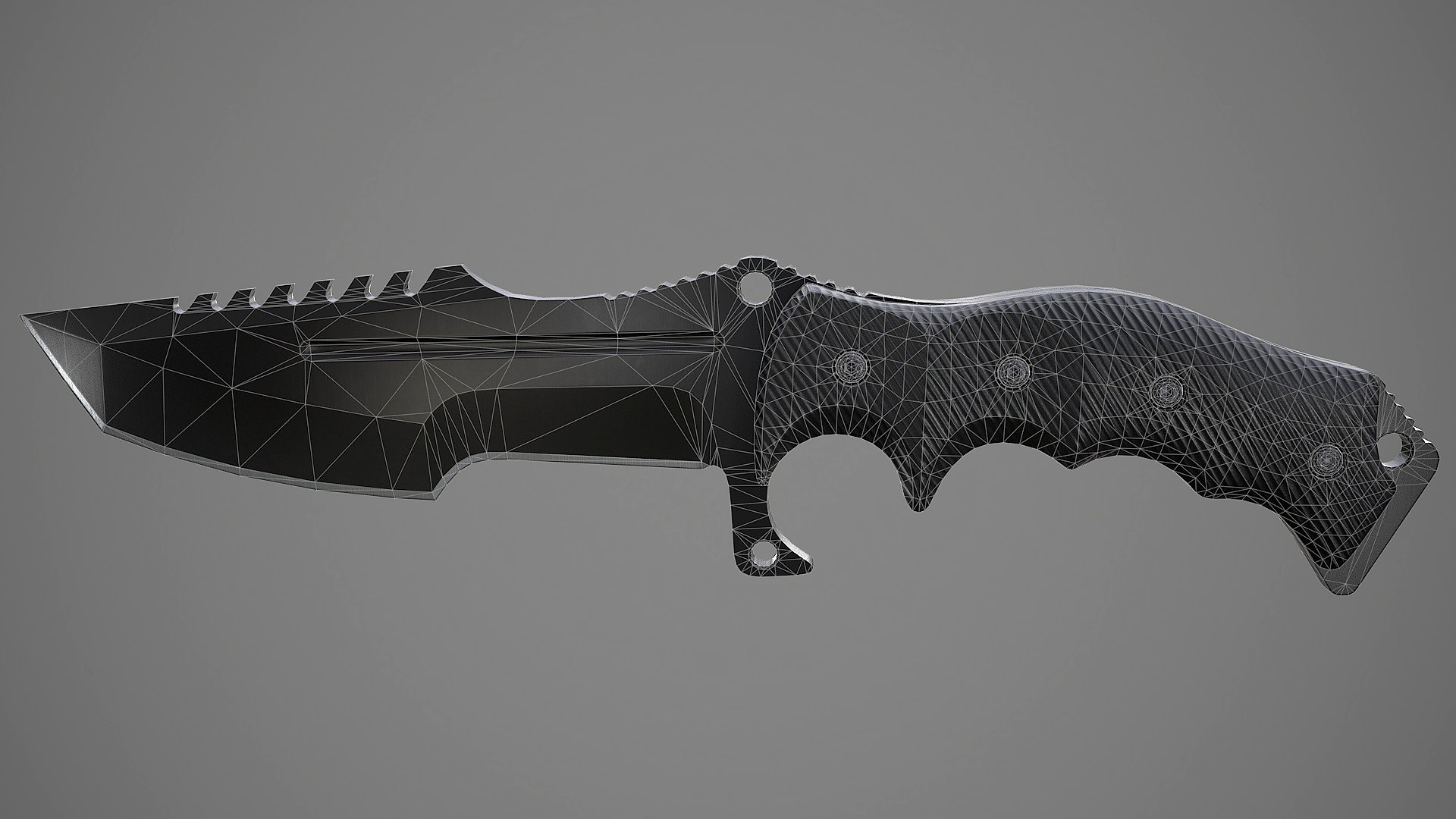 3D Tactical Knife Model - TurboSquid 2017516