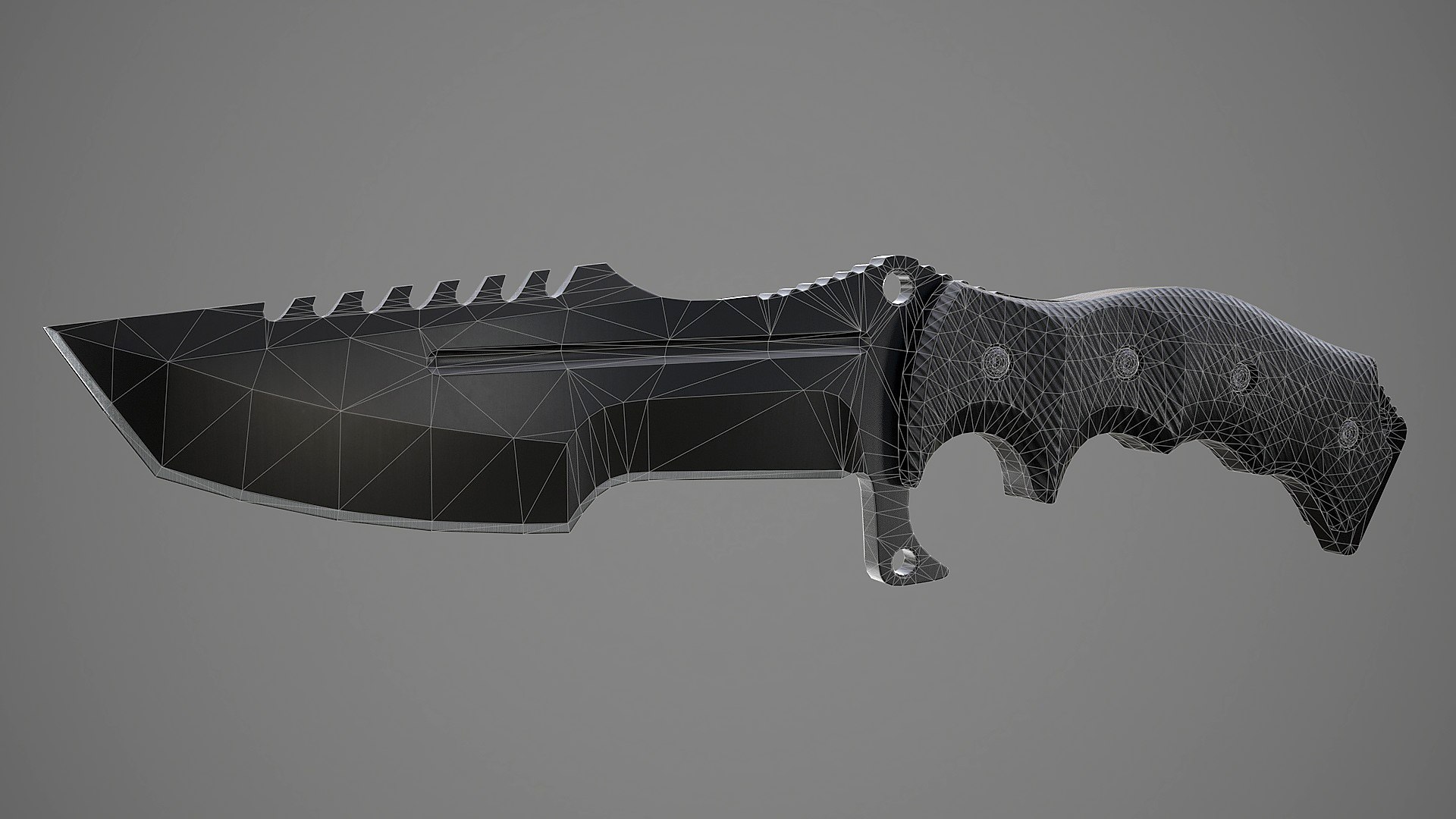 3D Tactical Knife Model - TurboSquid 2017516