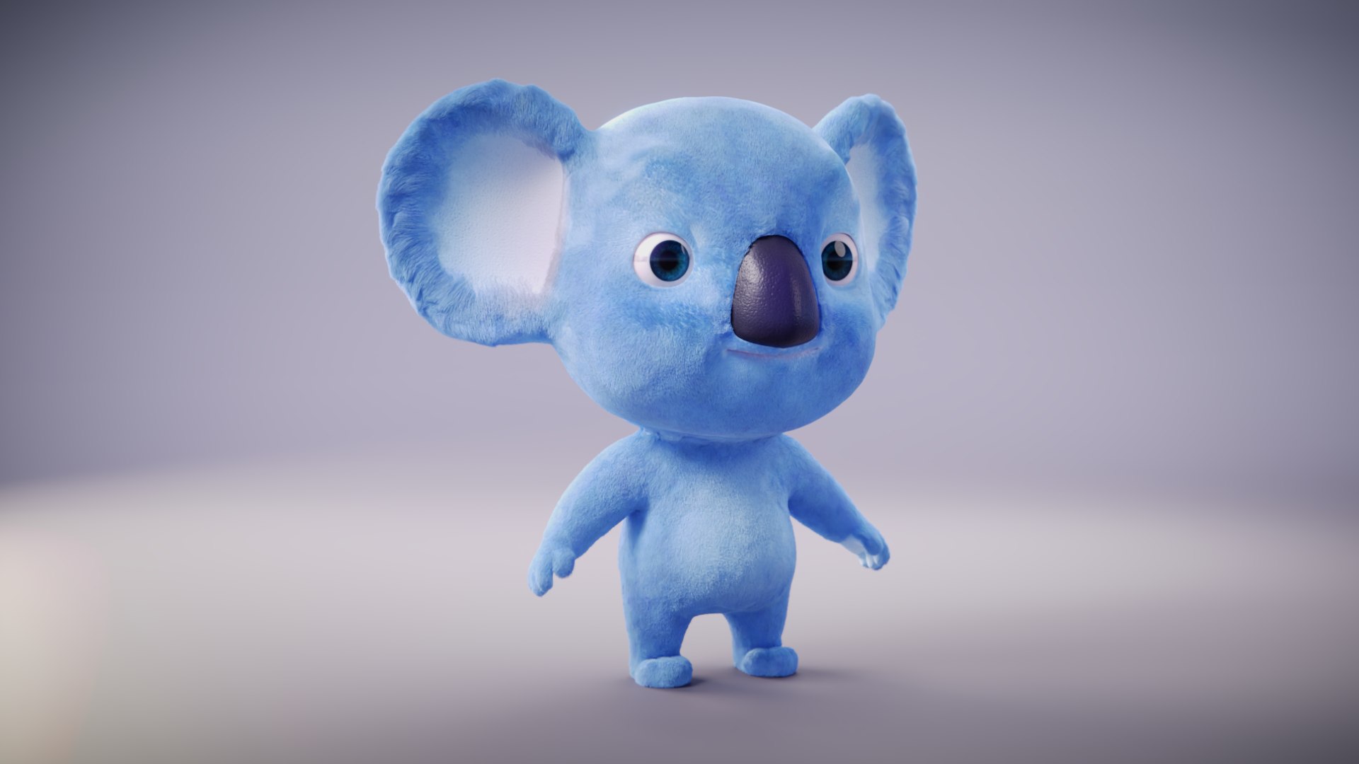 3D Koala Cartoon Model - TurboSquid 2137457