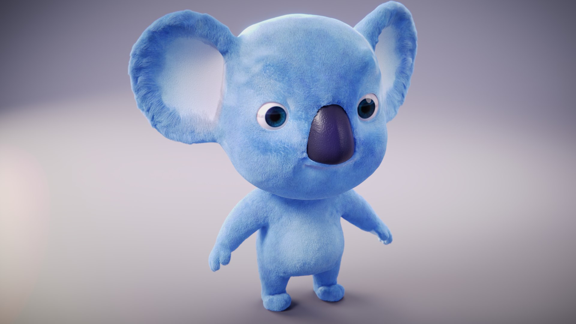 3D Koala Cartoon Model - TurboSquid 2137457