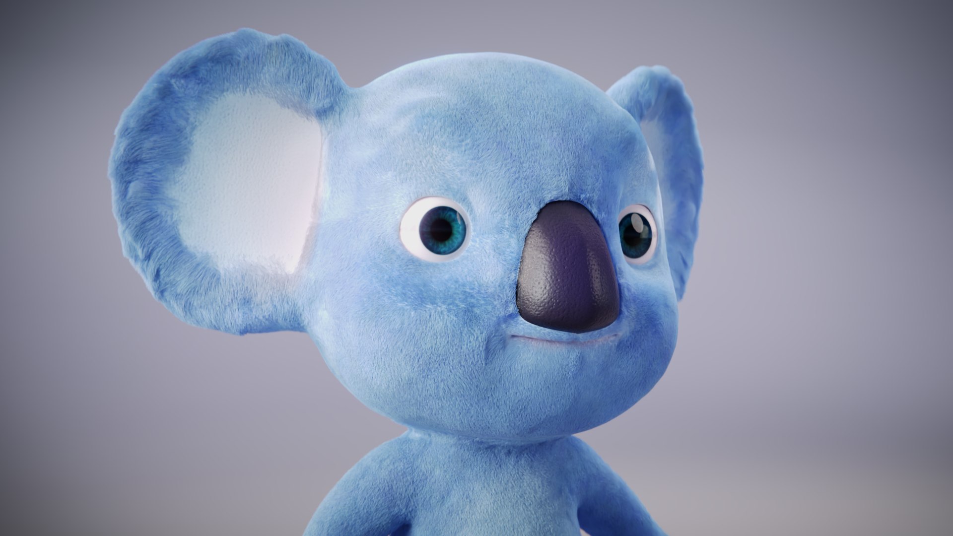 3D Koala Cartoon Model - TurboSquid 2137457