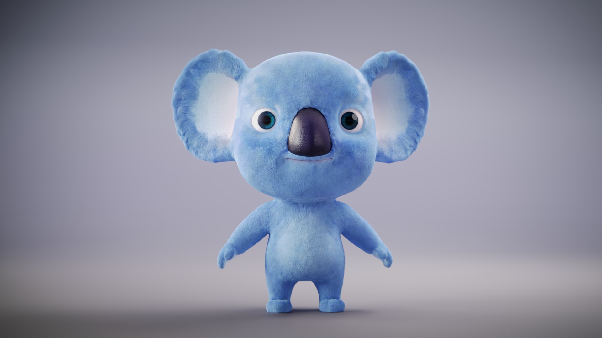 3D Koala Cartoon Model - TurboSquid 2137457