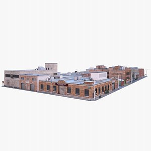 Firehouse structure architecture 3D model - TurboSquid 1278866