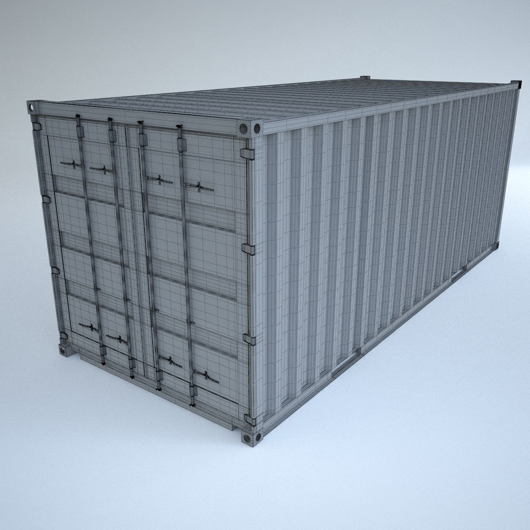 Container Cargo 3d Max