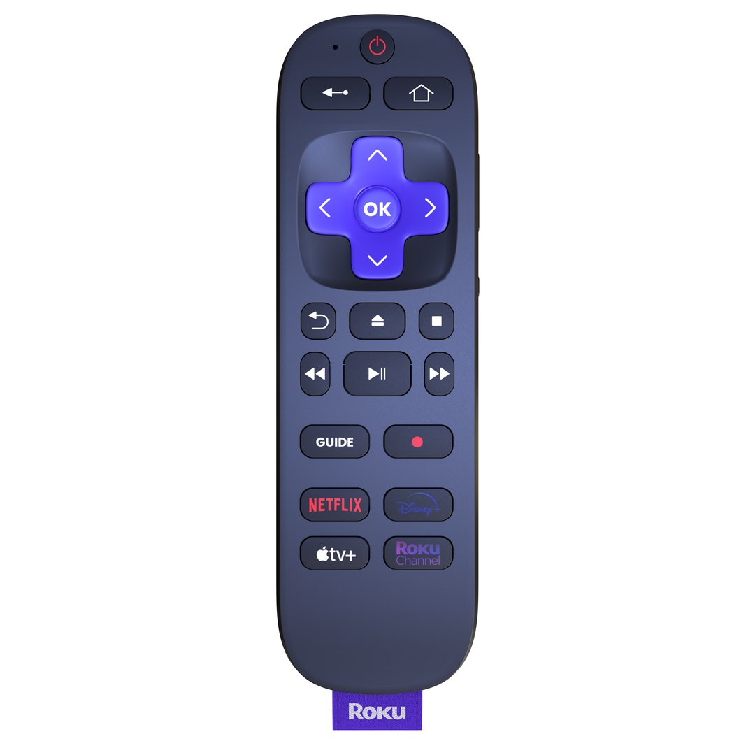 Roku Remote Control 3D Model - TurboSquid 2335723