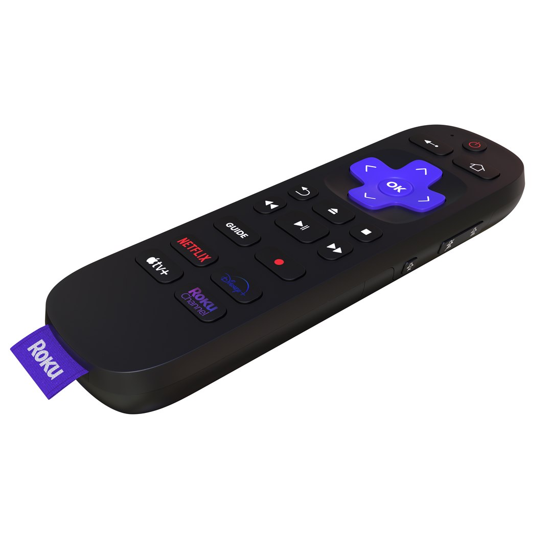 Roku Remote Control 3D Model - TurboSquid 2335723