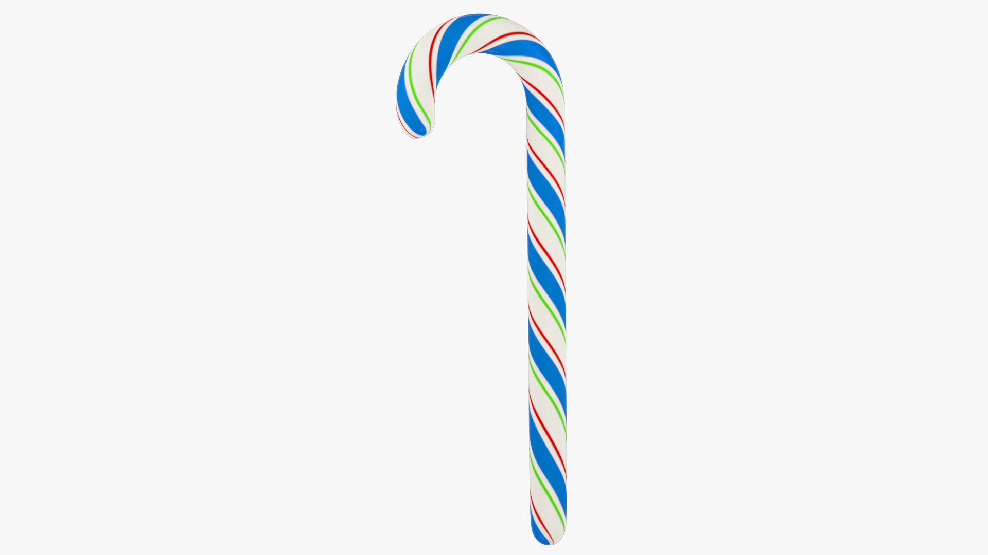 Candy Cane V5 3D Model - TurboSquid 1992667