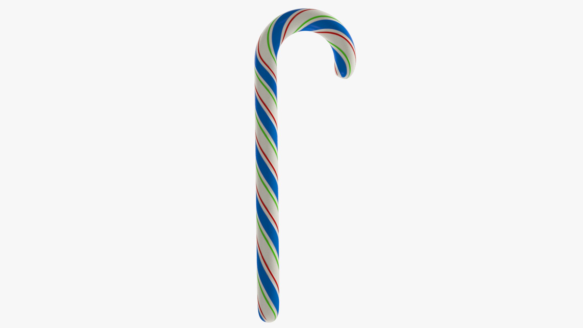 Candy Cane V5 3D Model - TurboSquid 1992667