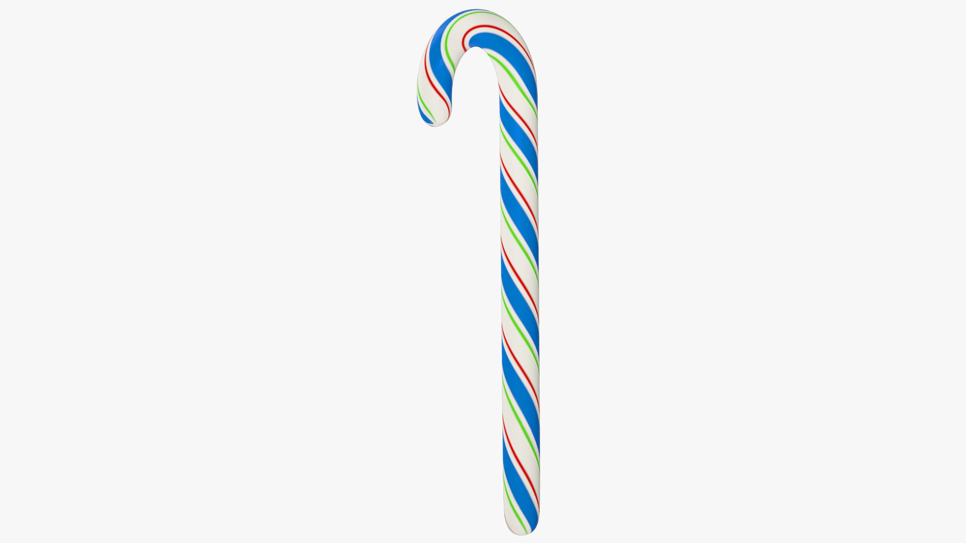 Candy Cane V5 3D Model - TurboSquid 1992667