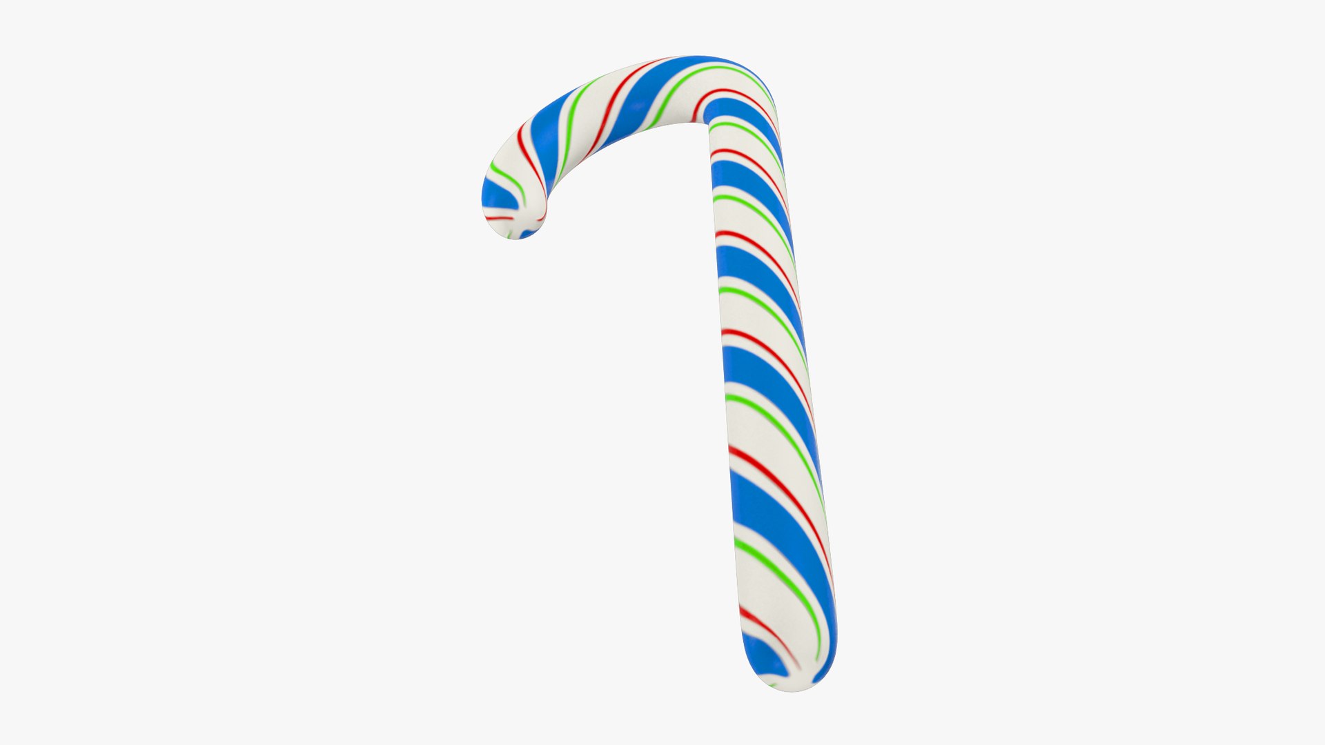 Candy Cane V5 3D Model - TurboSquid 1992667
