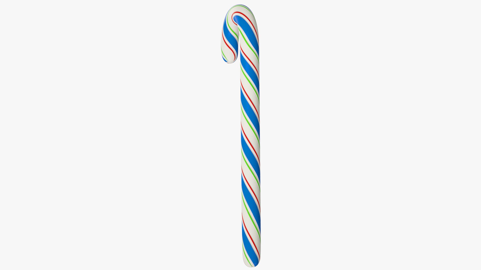 Candy Cane V5 3D Model - TurboSquid 1992667