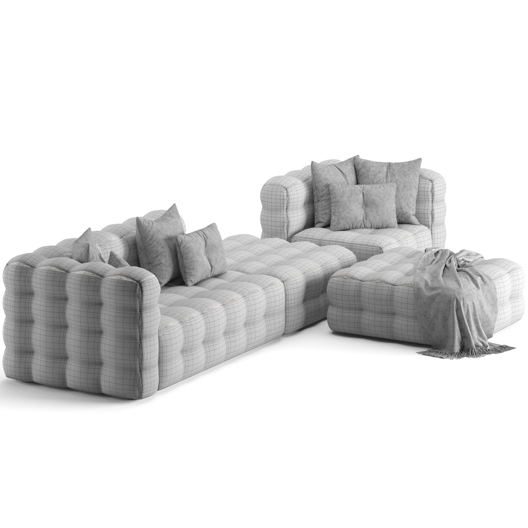 Fendi Casa Fun Sofa 1 3D Model - TurboSquid 2072115