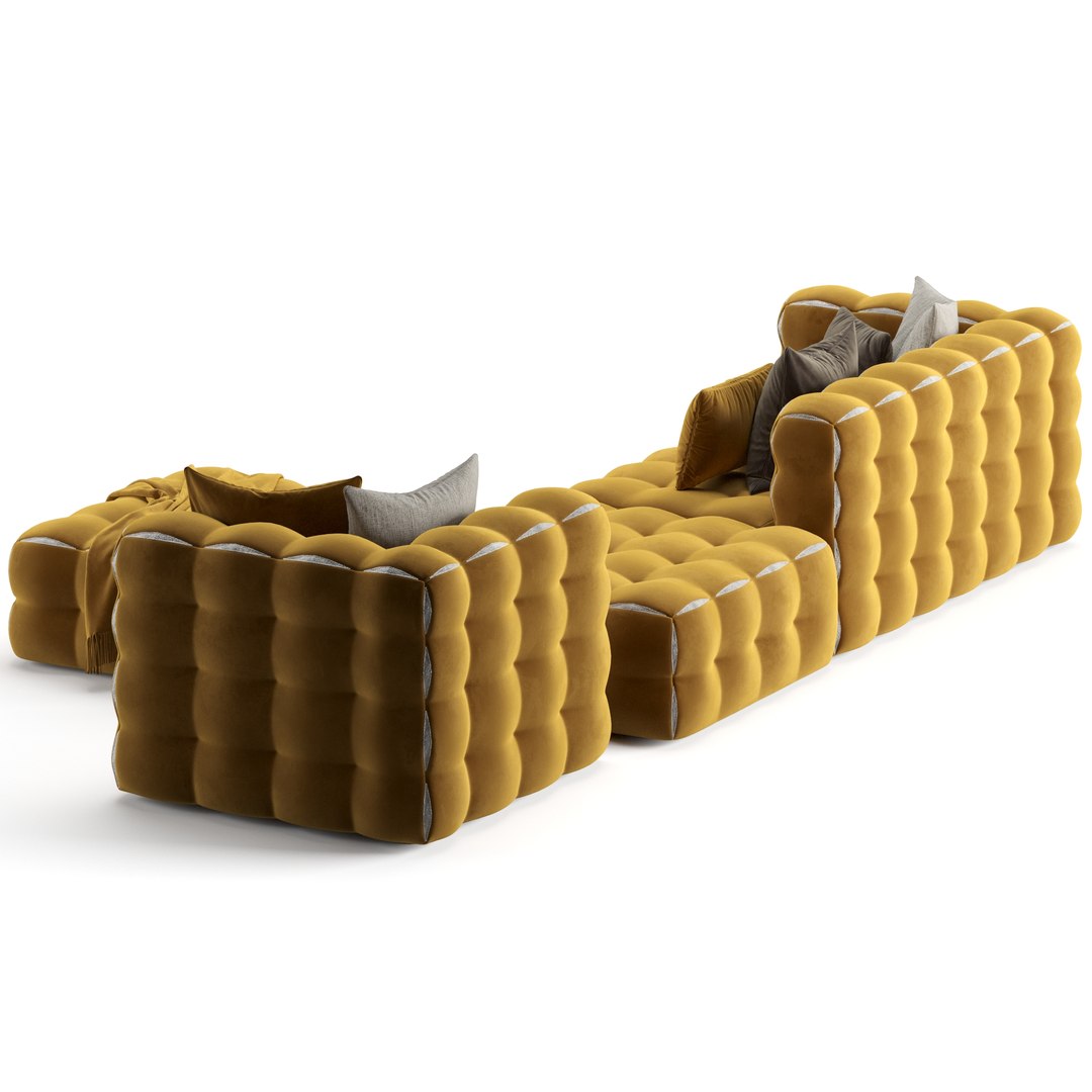 Fendi Casa Fun Sofa 1 3D Model - TurboSquid 2072115