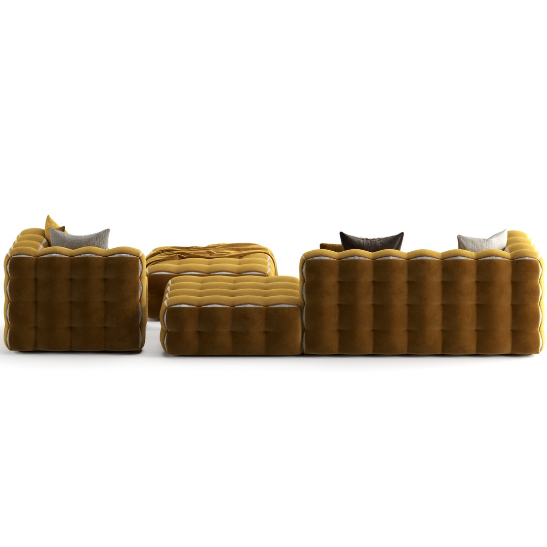 Fendi Casa Fun Sofa 1 3D Model - TurboSquid 2072115