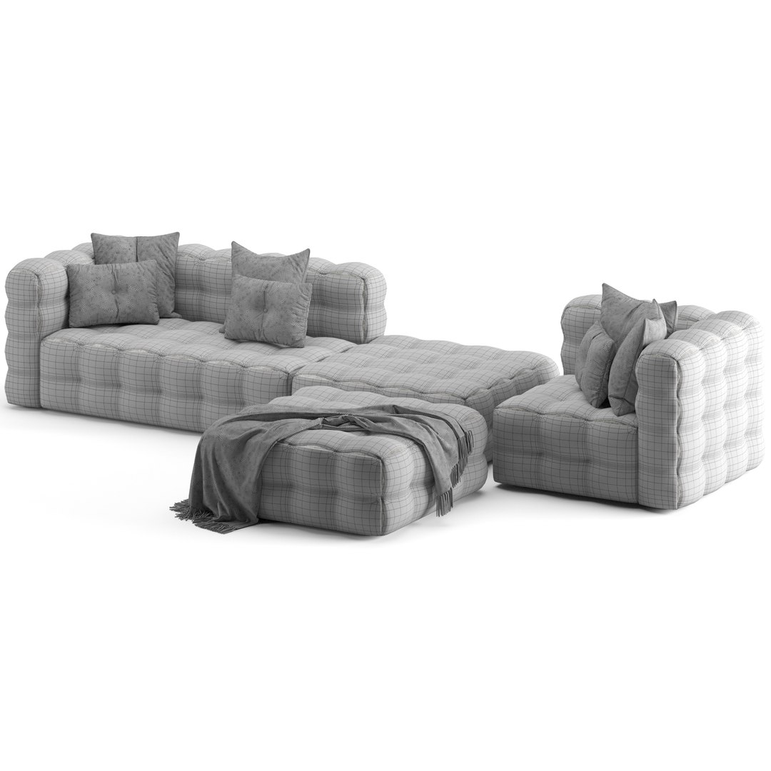 Fendi Casa Fun Sofa 1 3D Model - TurboSquid 2072115