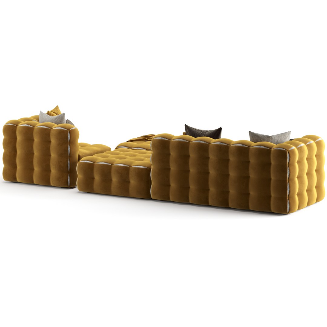 Fendi Casa Fun Sofa 1 3D Model - TurboSquid 2072115