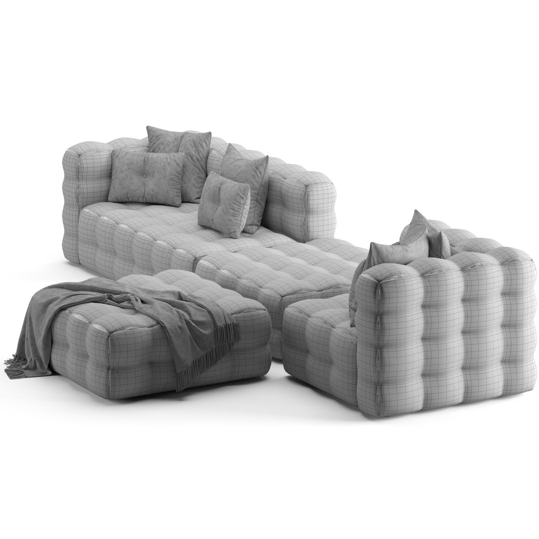 Fendi Casa Fun Sofa 1 3D Model - TurboSquid 2072115
