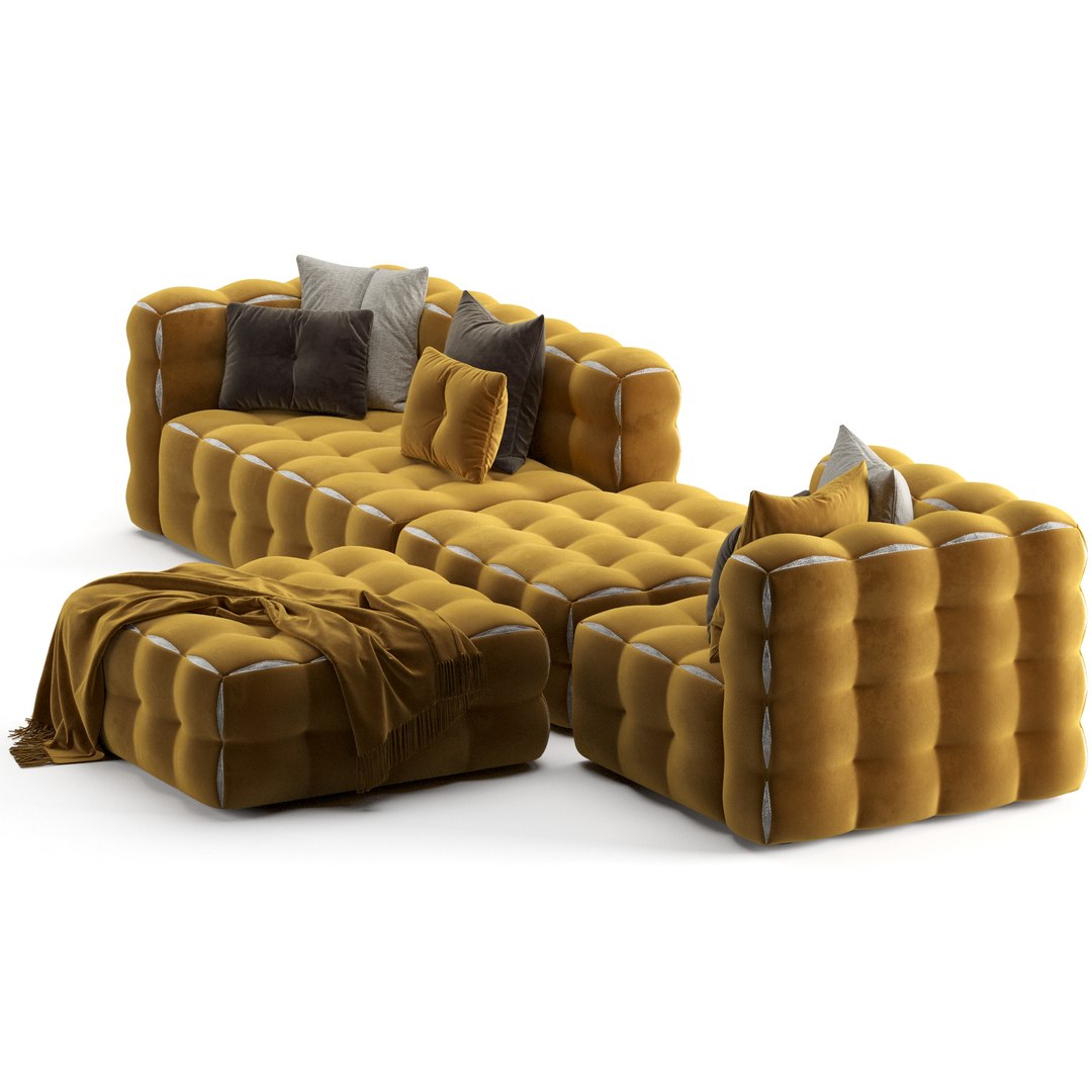 Fendi Casa Fun Sofa 1 3D Model - TurboSquid 2072115