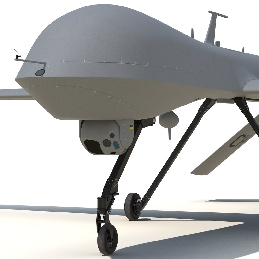 general atomics mq- predator 3d max