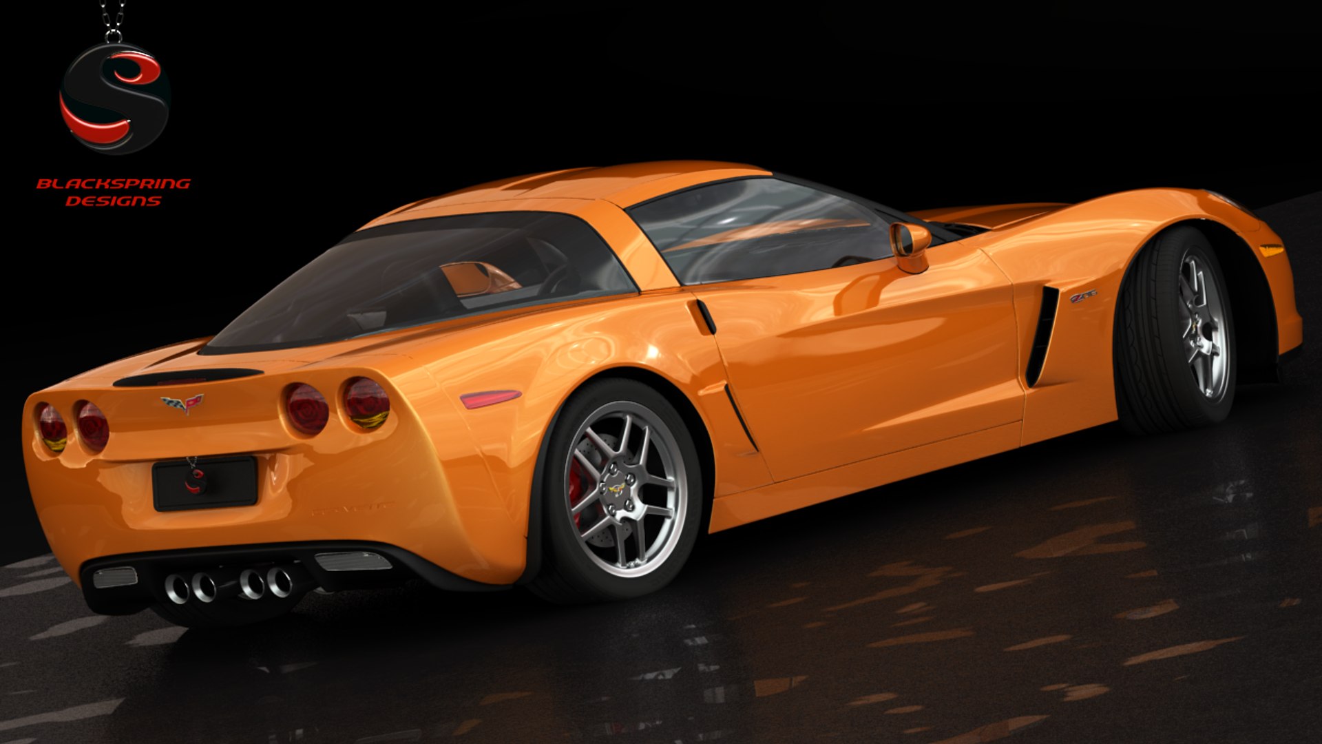 Chevrolet Corvette Z06 2005 Obj
