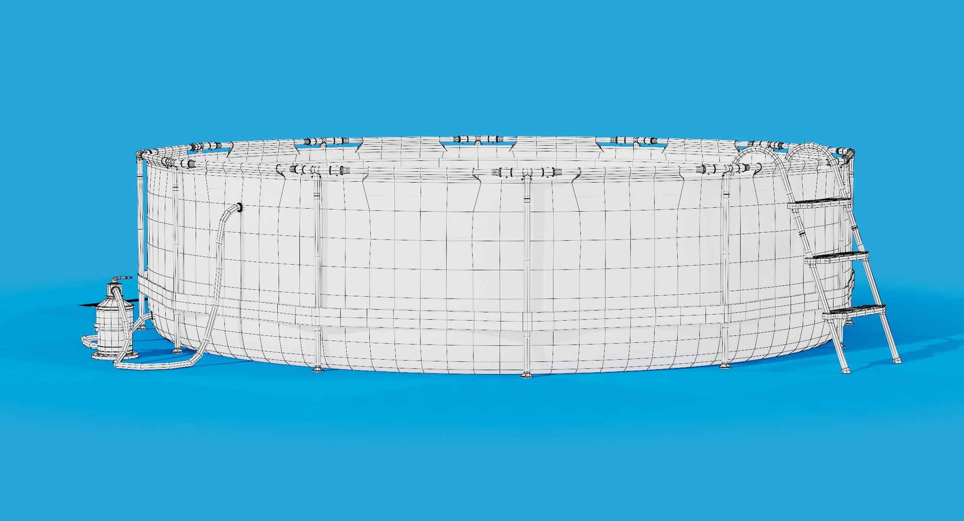 3D Garden Pool - TurboSquid 1591524