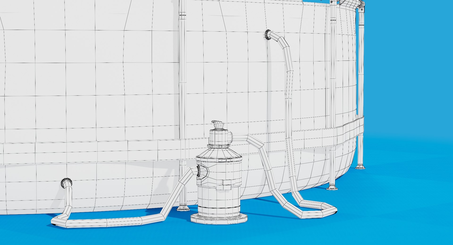 3D Garden Pool - TurboSquid 1591524