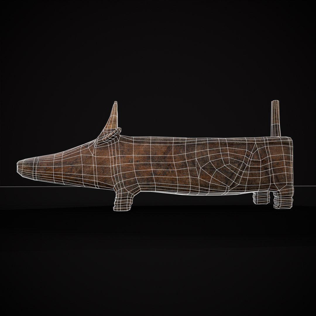 Medieval Carved Pig Container model - TurboSquid 2078332