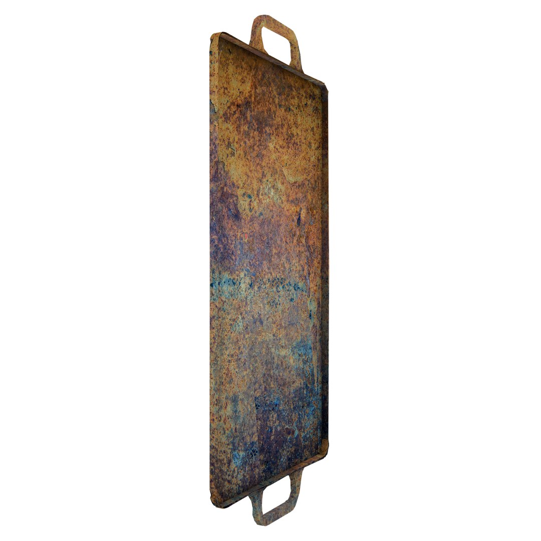 3D Rusty Tray - TurboSquid 1538073