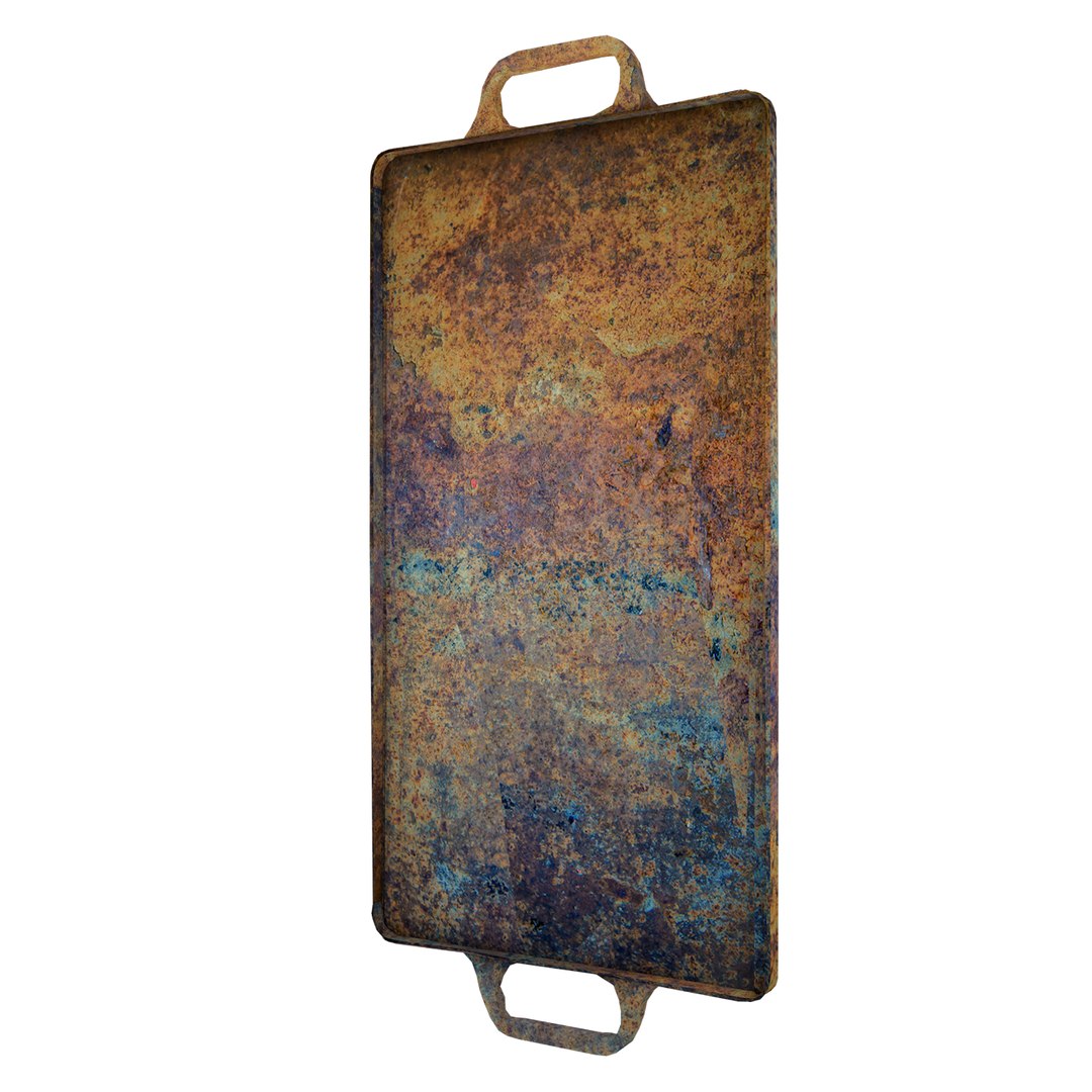3D Rusty Tray - TurboSquid 1538073