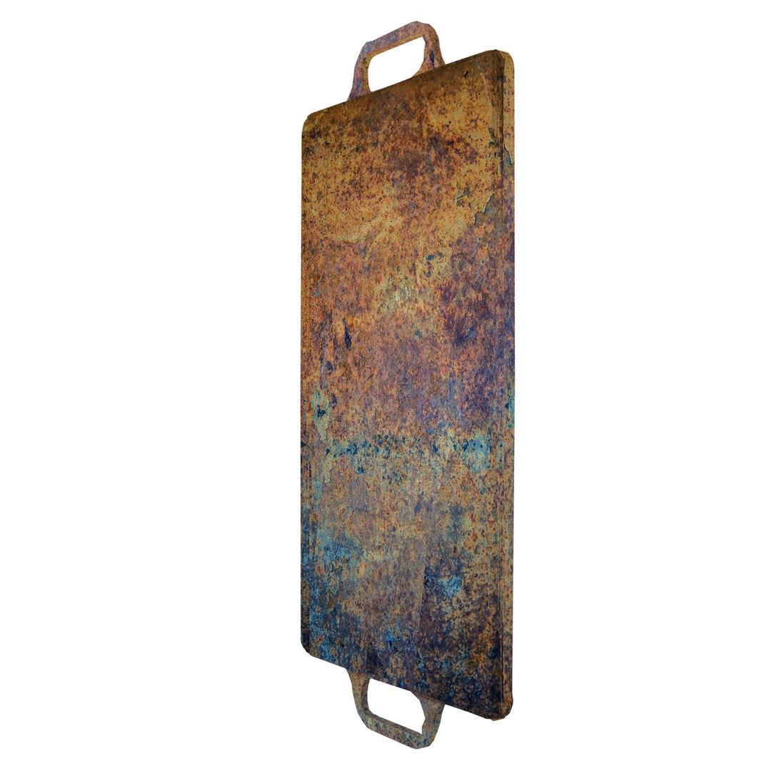 3D Rusty Tray - TurboSquid 1538073