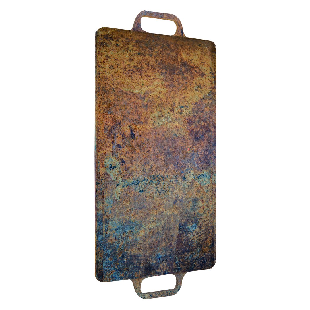 3D Rusty Tray - TurboSquid 1538073