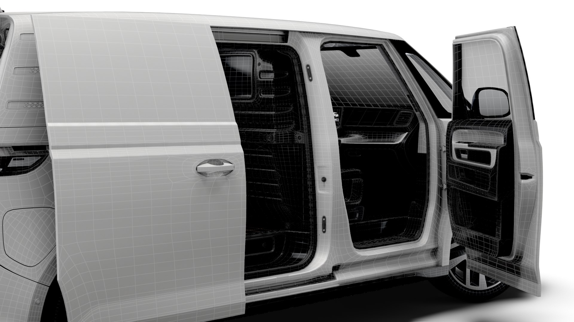 3D VW ID Buzz Cargo SWB Valve HQInterior 2026 - TurboSquid 2488513