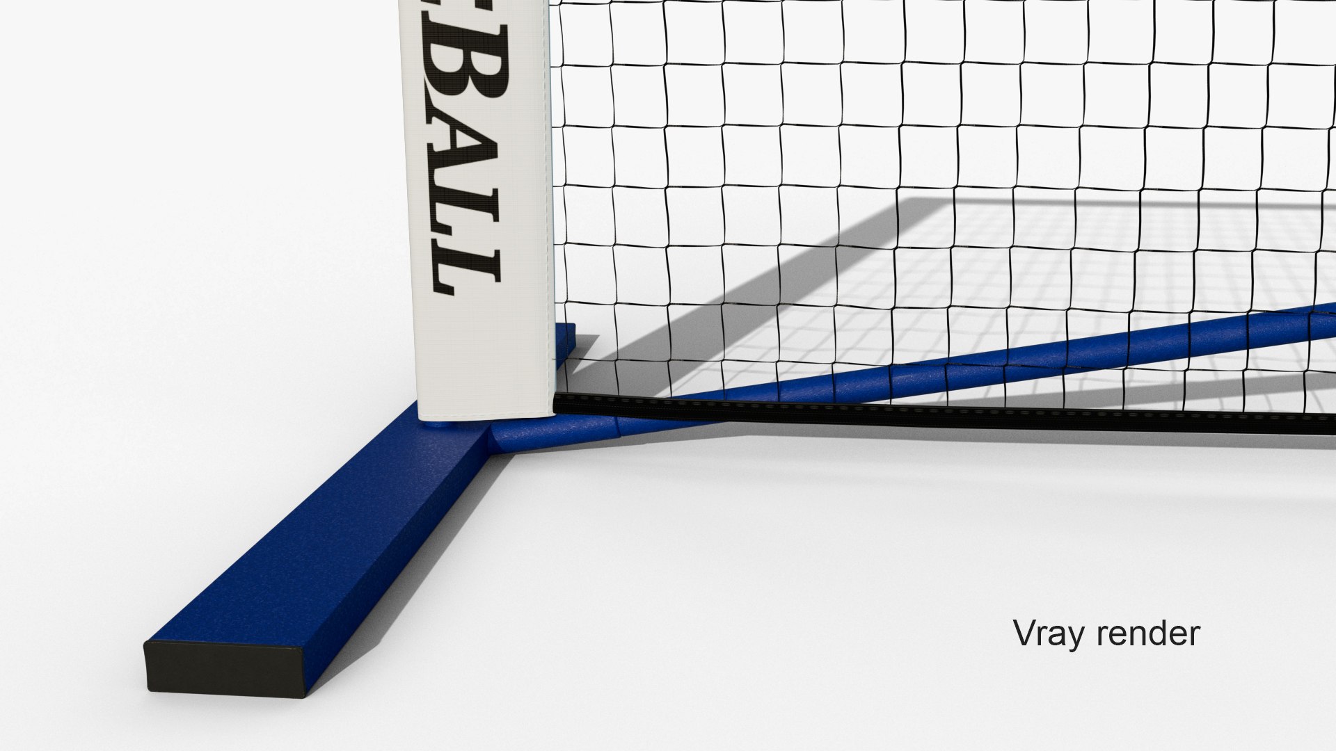 3D Indoor Pickleball Net - TurboSquid 2058469