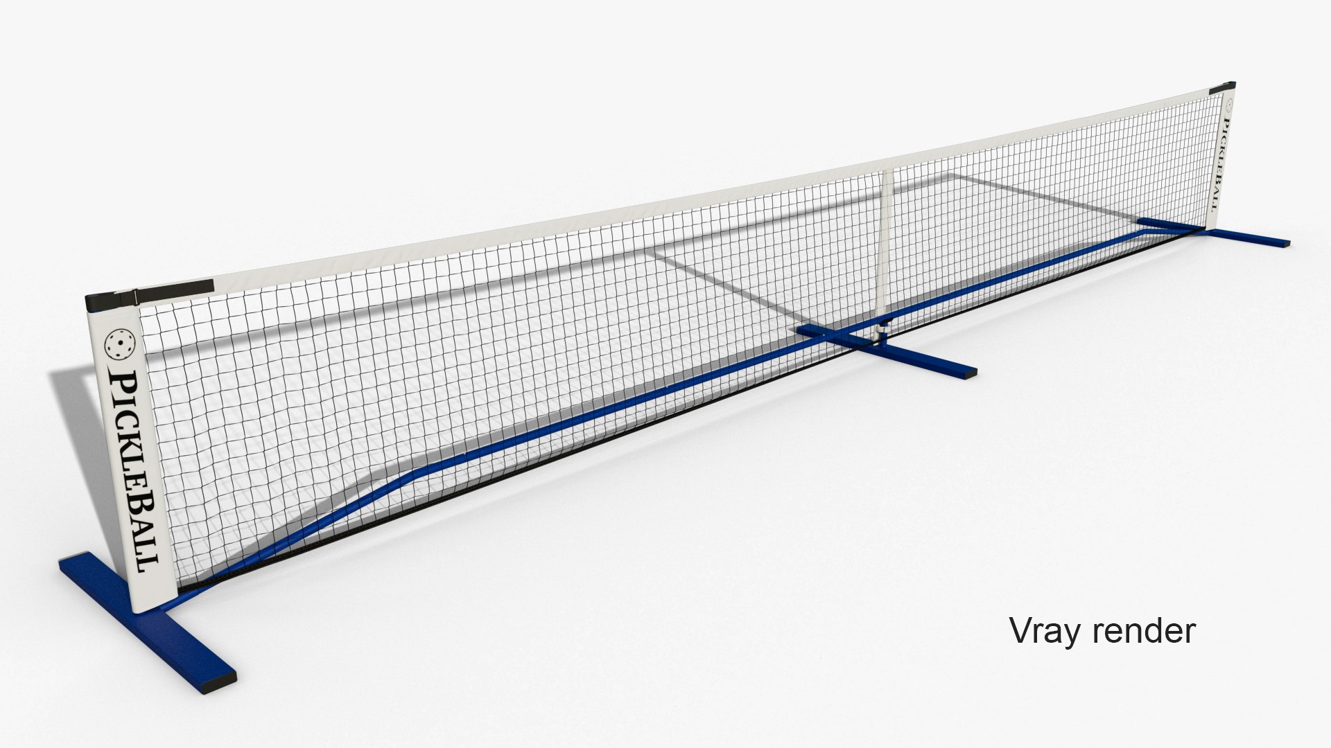 3D Indoor Pickleball Net - TurboSquid 2058469